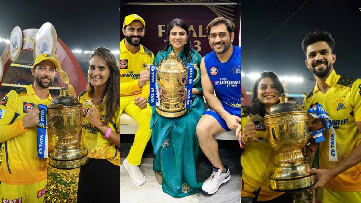 ரியல் குடும்பங்கள் கொண்டாடும் வெற்றி.. மைதானத்திற்கு வந்த மனைவி ...